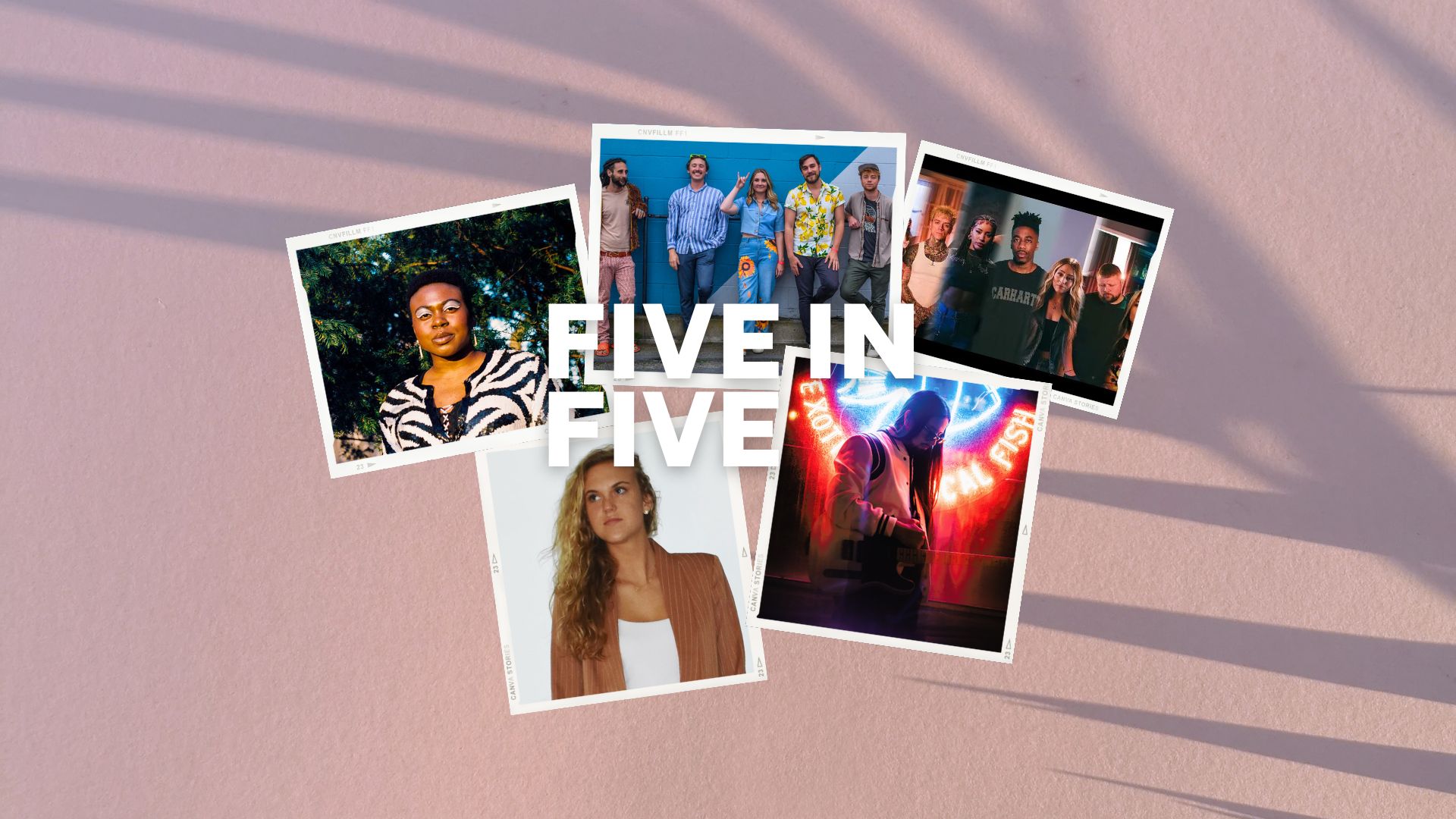Five In Five: Louie Rubio, Peach Cooler, Dee Digs, Dax, Payti Harrison ...